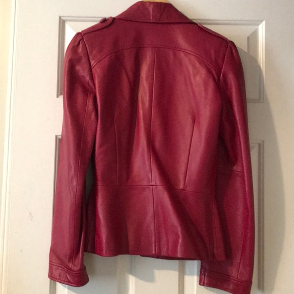 Luca Luca | Jackets & Coats | Luca Luca Genuine Leather 6 Pinkishred ...